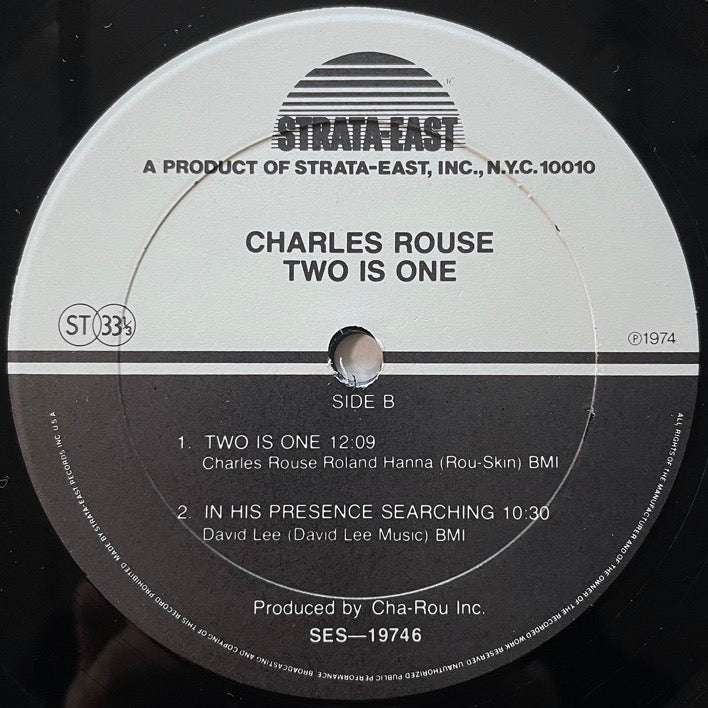 CHARLES ROUSE / TWO IS ONE - US Strata-East original – ALORECORD