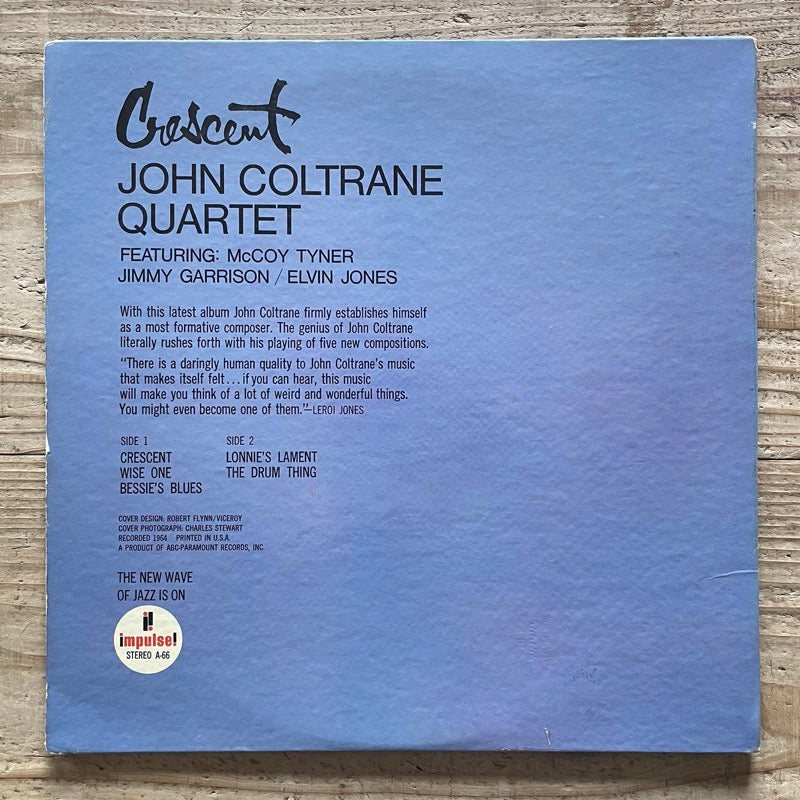 JOHN COLTRANE / CRESCENT - Germany Impulse – ALORECORD