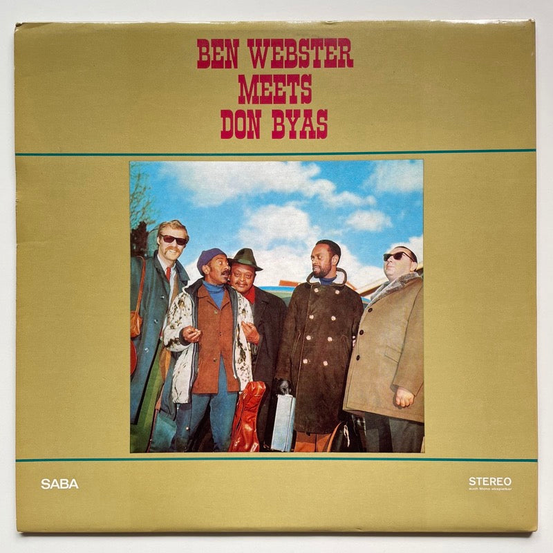 BEN WEBSTER MEETS DON BYAS - German Saba Original – ALORECORD