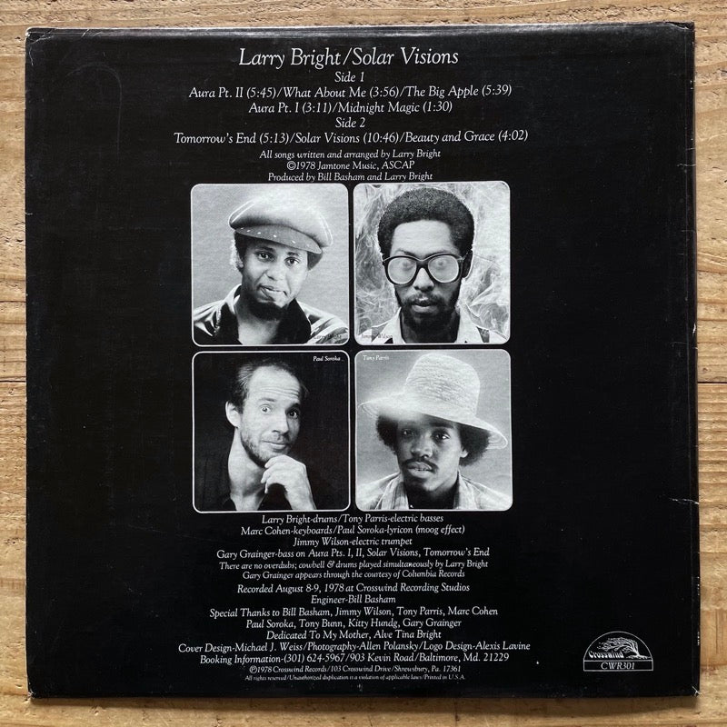 LARRY BRIGHT / SOLAR VISIONS - US Crosswind Original – ALORECORD
